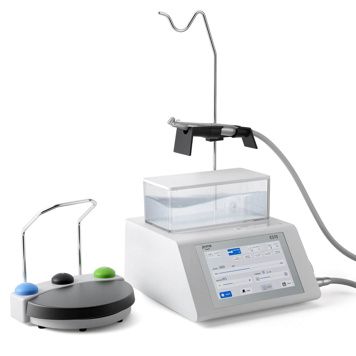 Jinme ES70 Dental Surgical Drive System with 4 Contra Angle Handpieces ...