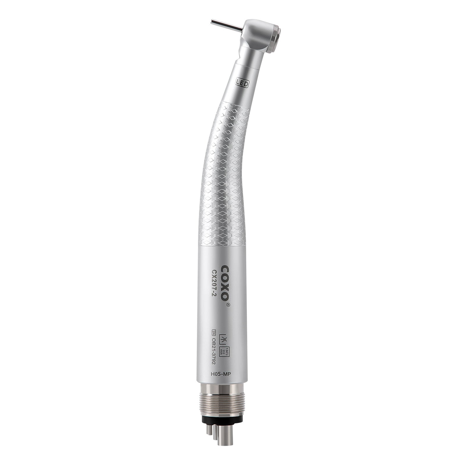 COXO CX207-2 LED High-Speed Air Turbine Handpiece 4 Holes Mini Head ...