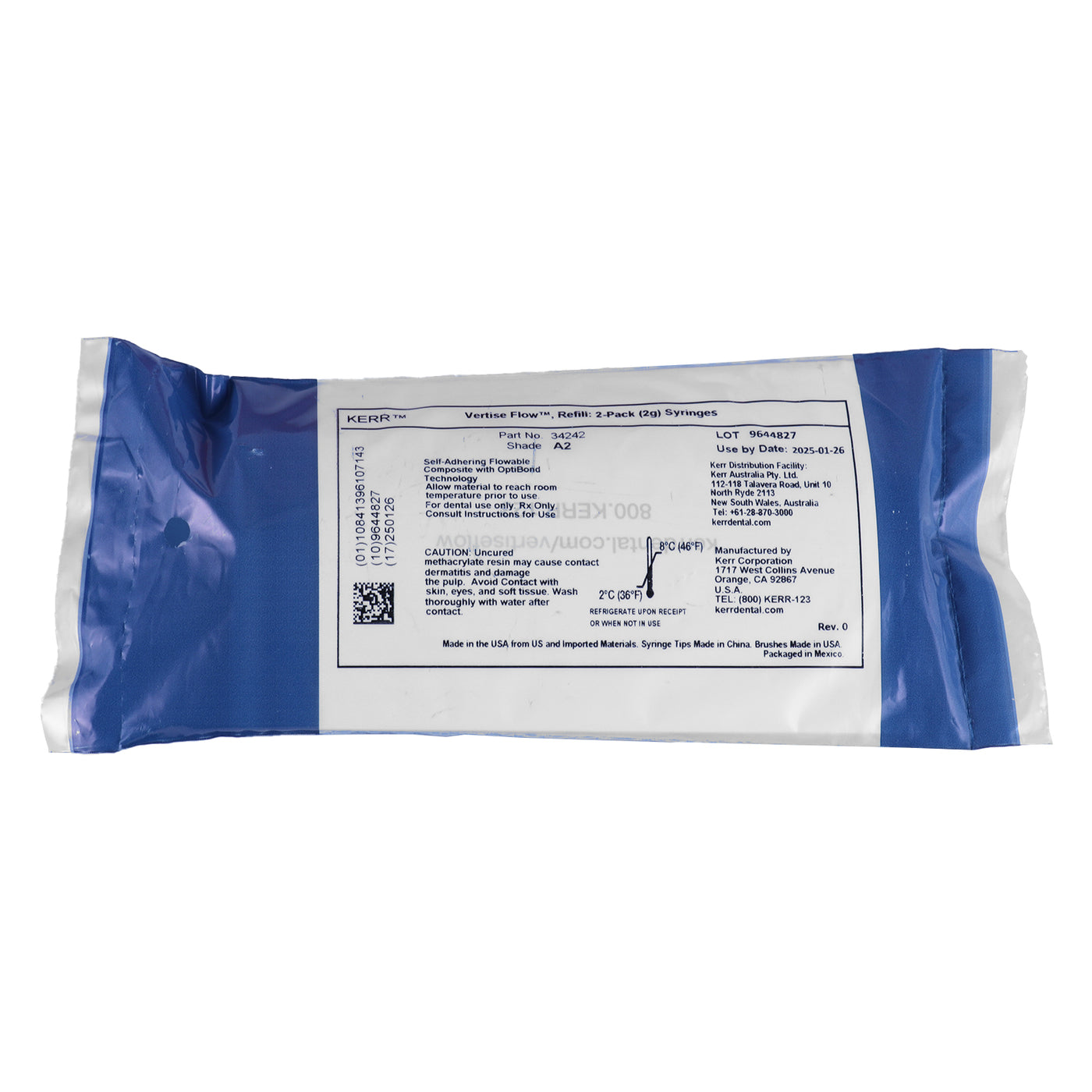 Kerr Vertise Flow Composites Self-Adhering Flowable Composite A1/A2 ...