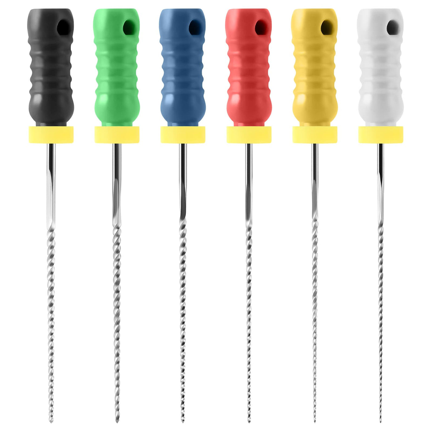 JMU Dental Endo Hand Use K-Files 21/25/31mm Stainless Steel 6pcs/Pack