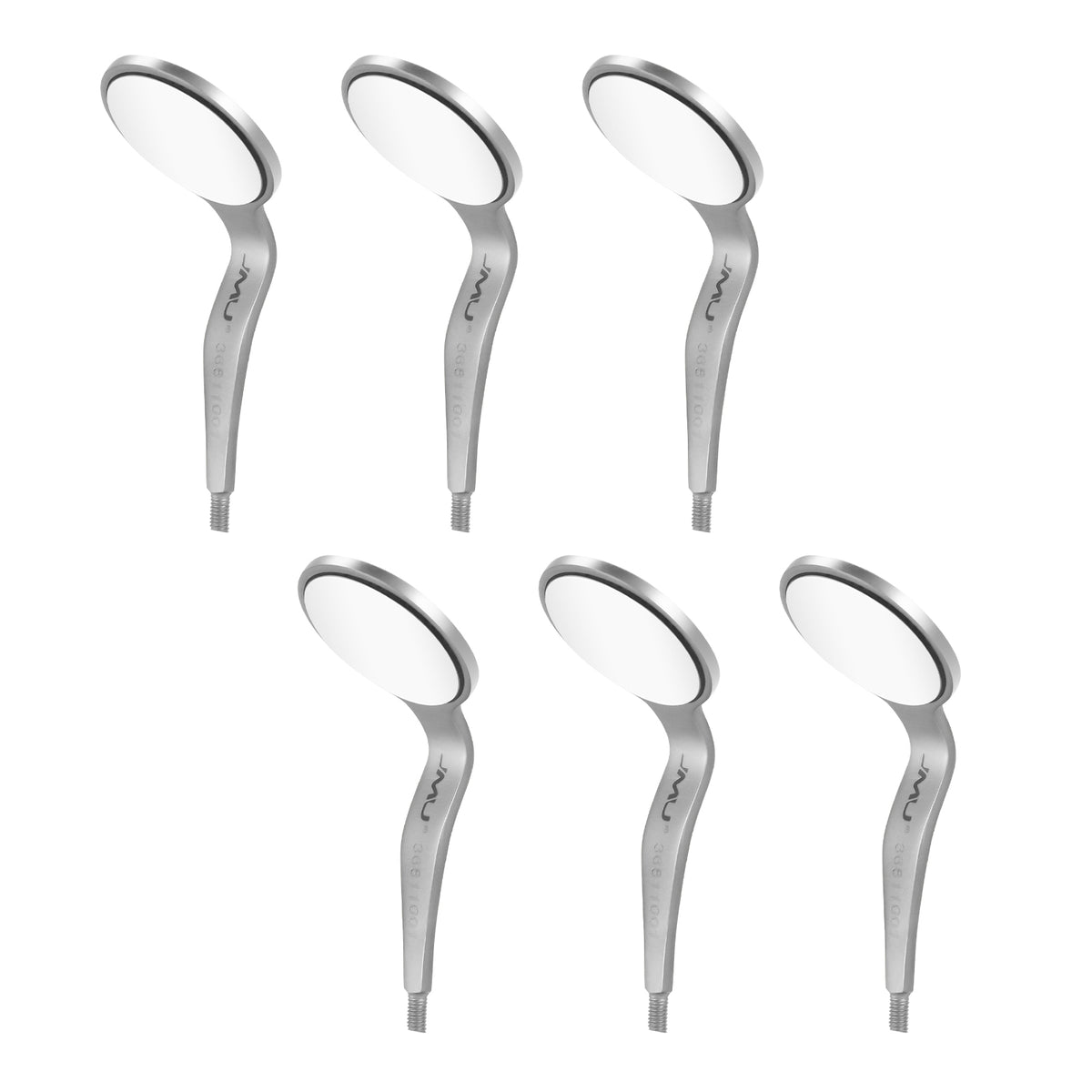 JMU Dental #5 Mouth Mirror Heads Double-sided Glass Mouth Mirror Stain