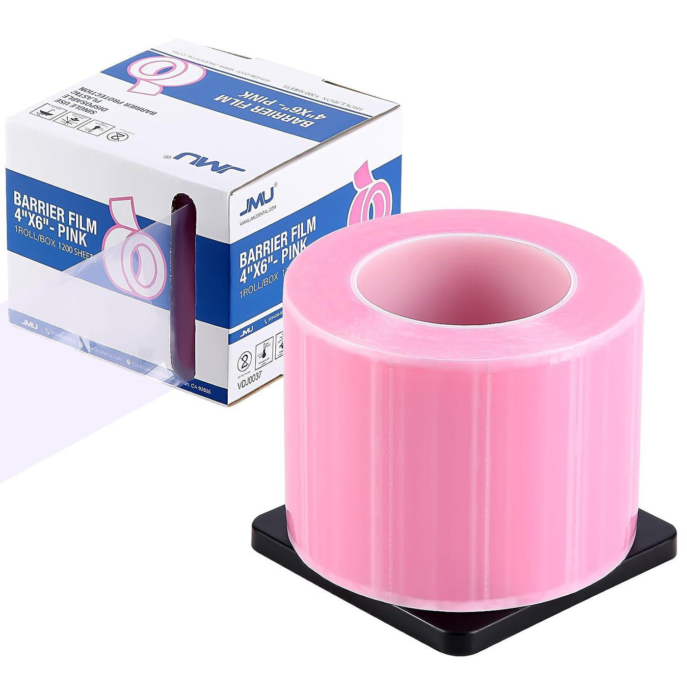 JMU Dental Barrier Film 4"x6" – 1200 Sheets/Roll, Self-Adhesive ...