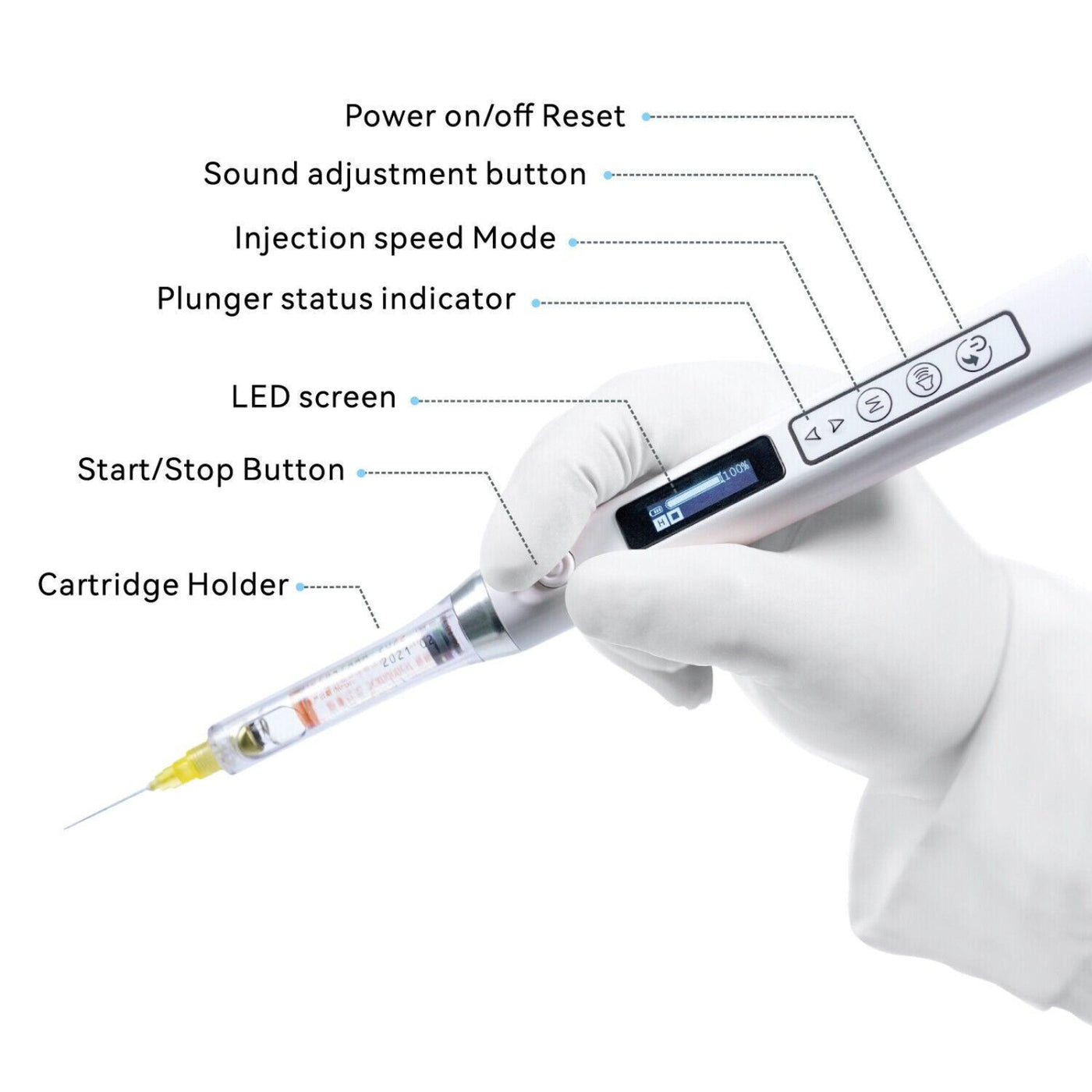 Woodpecker Dental Star Pen Painless Oral Local Anesthesia Device ...